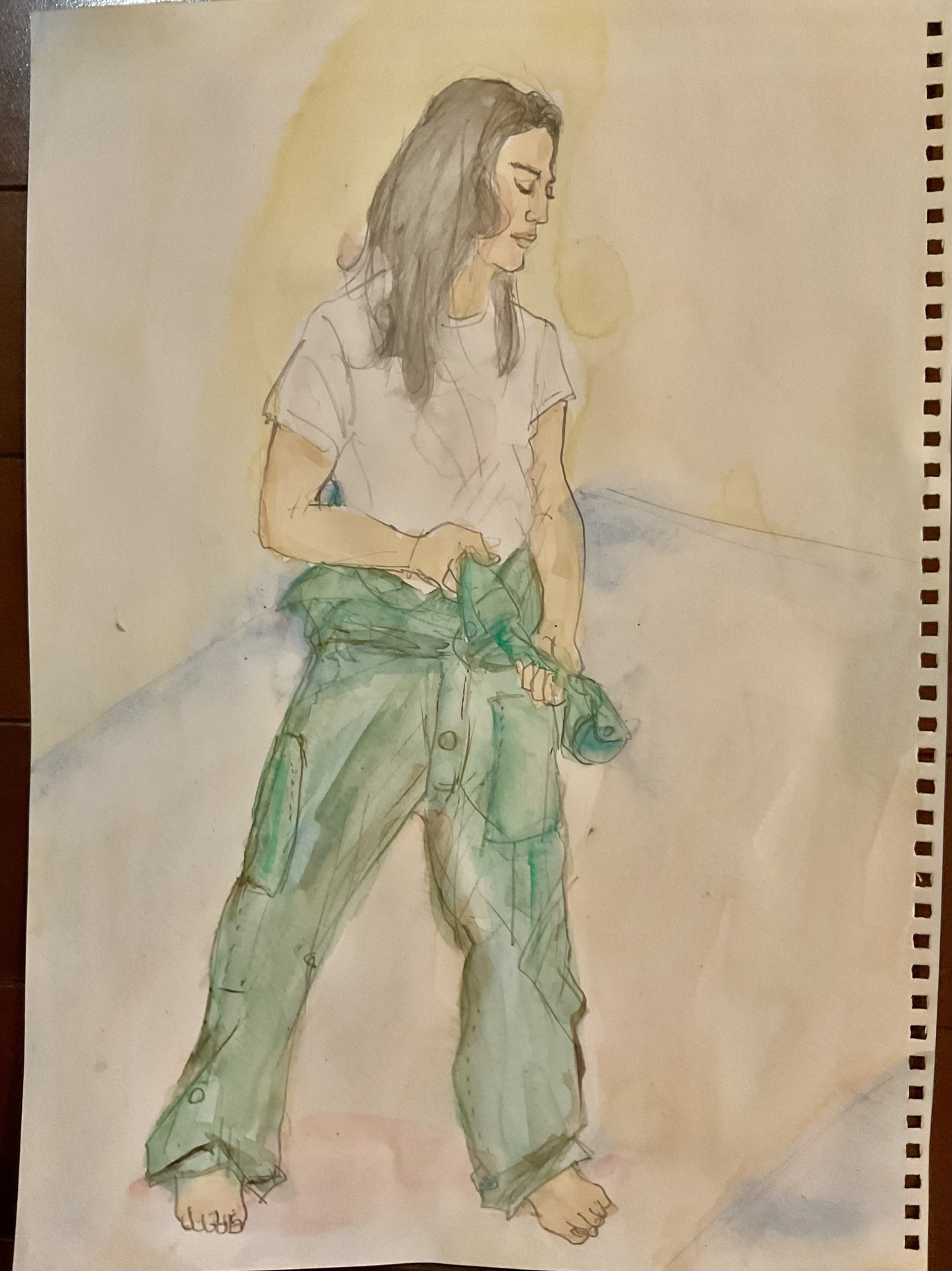 令和6年4月 男性モデルによるセミヌードクロッキー会を開催しました。: 横浜Mクロッキー 活き活きとした人物を描く